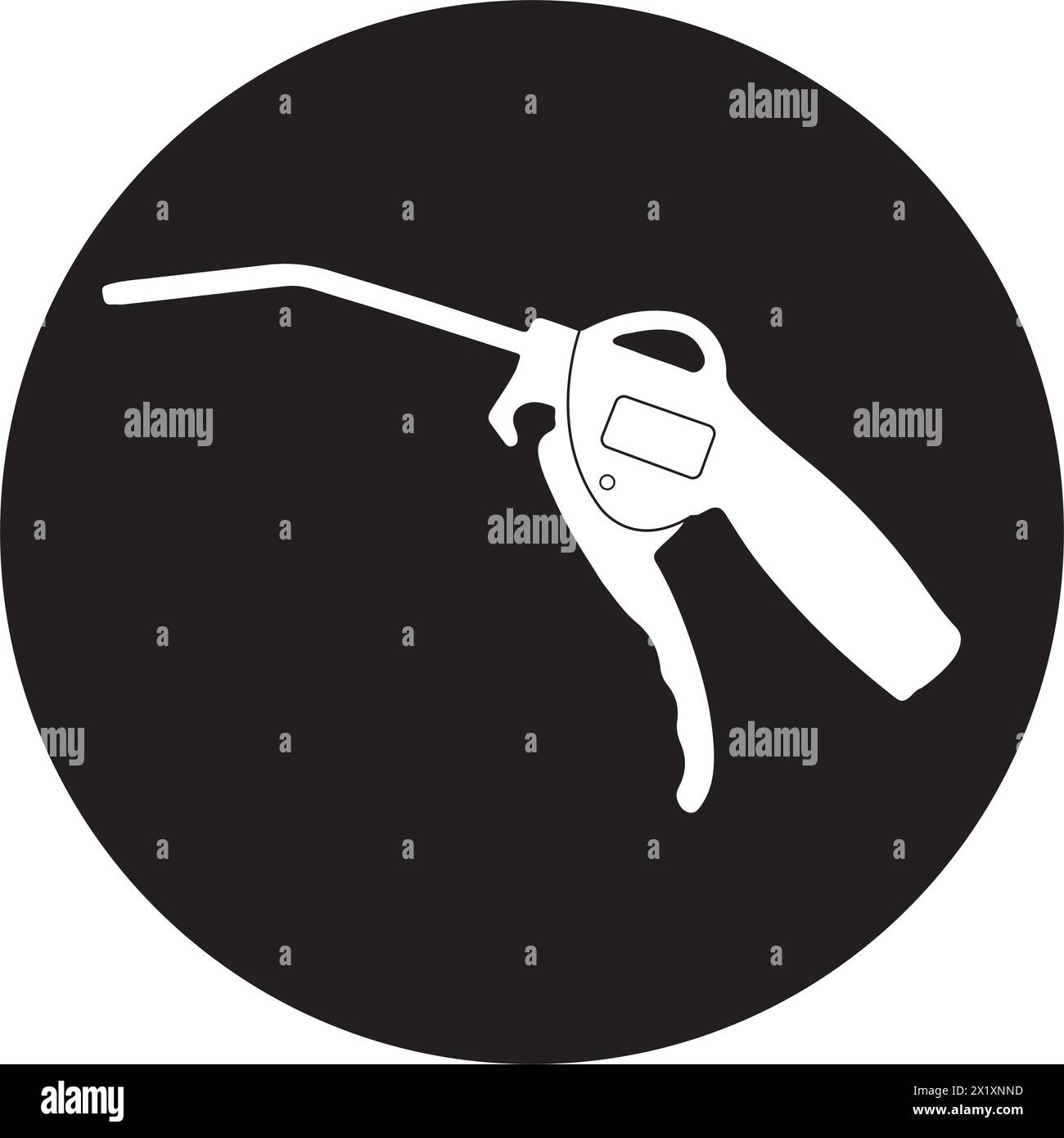 Compressed air gun Black and White Stock Photos & Images - Alamy