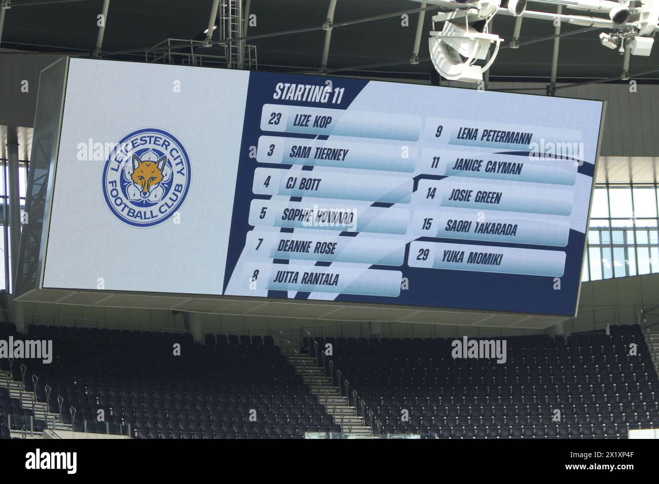 Spurs women lineup hi-res stock photography and images - Alamy
