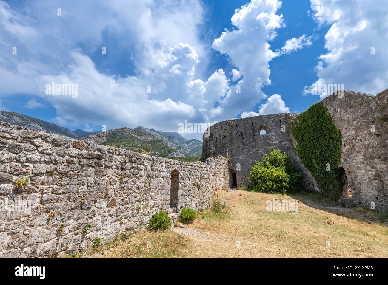 Ruins of fortress in Stary Grad , Bar, Montenegro Stock Photo - Alamy