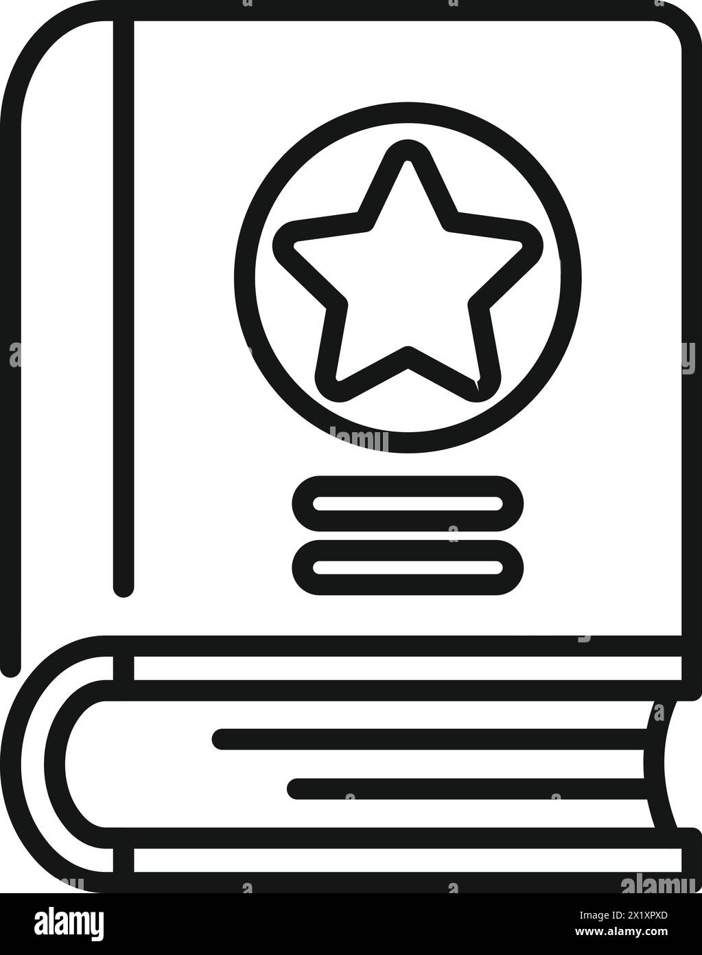 Leadership book icon outline vector. Lecture training. Public success ...