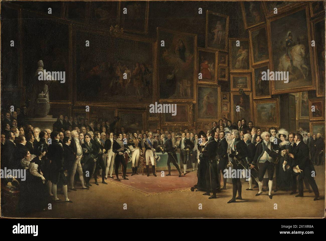 Heim's painting, Charles X Distributing Awards to Artists Exhibiting at ...