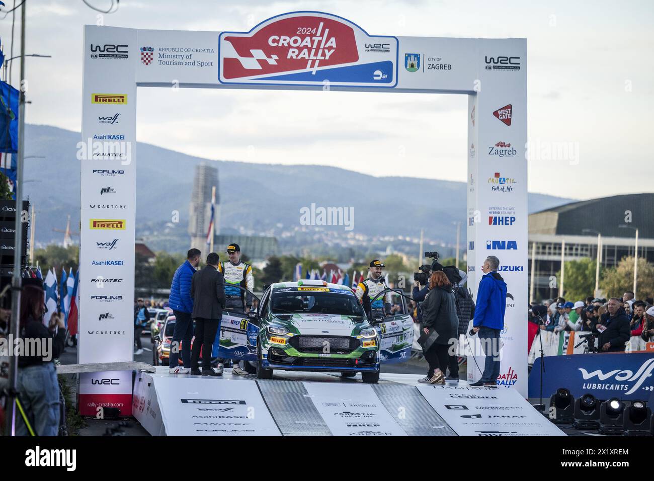 51 Eamonn KELLY, Conor MOHAN, Ford Fiesta Rally3, action during the ...