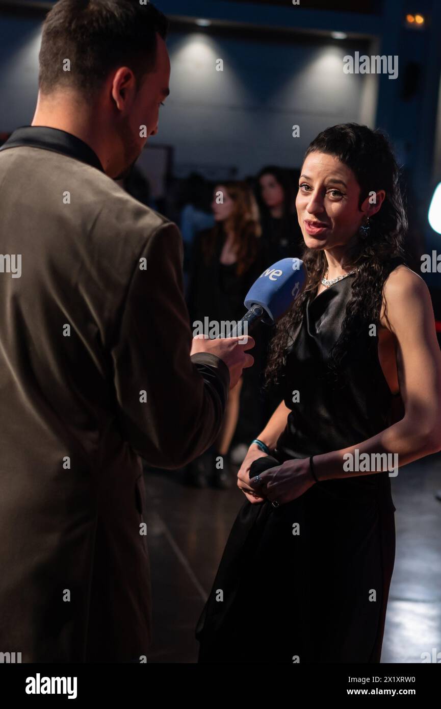 Spanish singer Travis Birds at the MIN Independent Music Awards 2024 ...