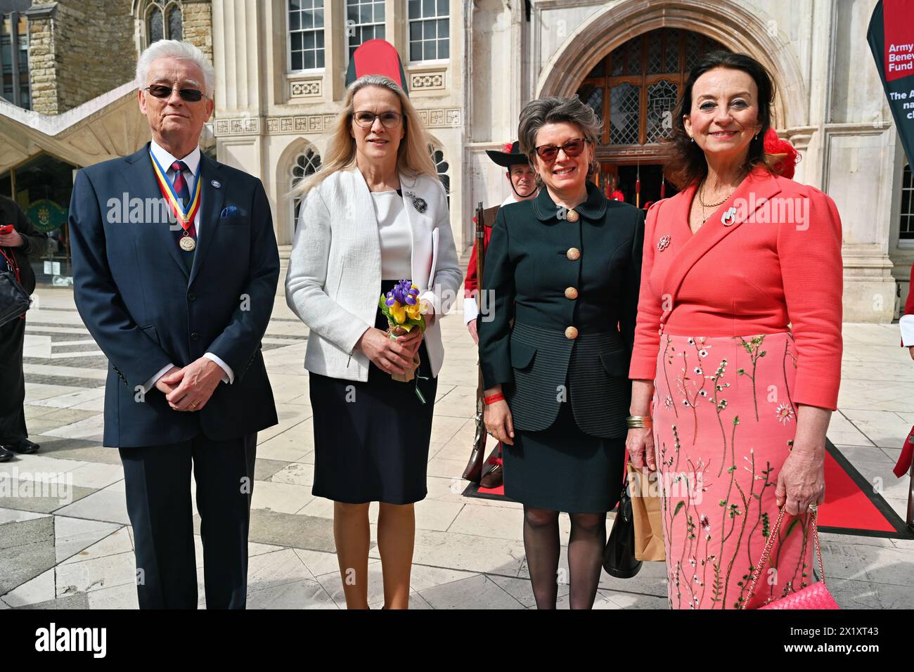London, UK. 18th Apr, 2024. Elisabeth Mainelli - Lady Mayoress City of ...