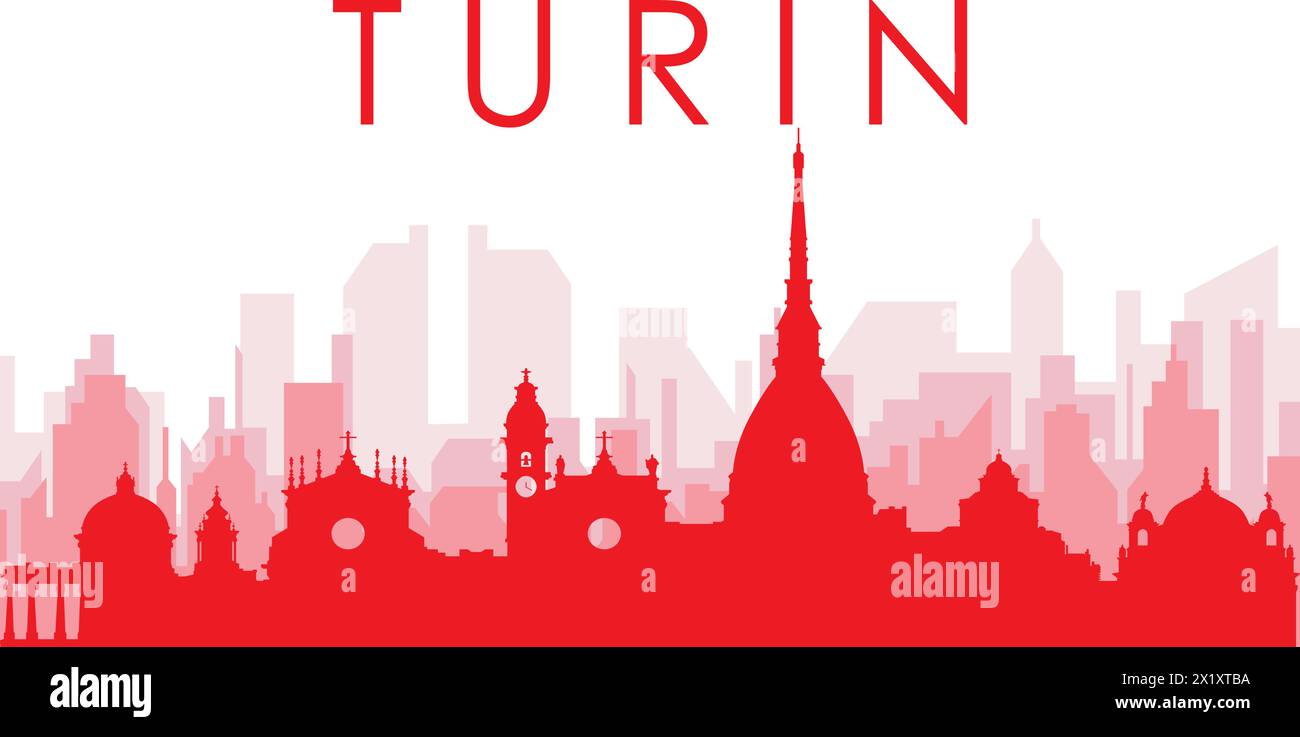 Torino skyline illustration hi-res stock photography and images - Alamy