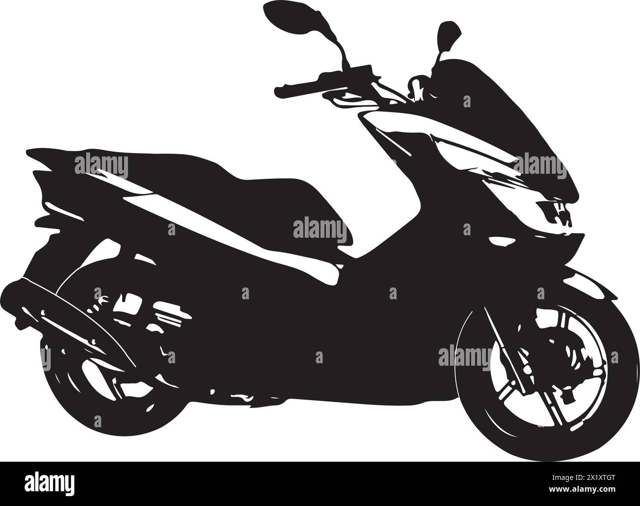 Motorbike icon vector illustration simple design Stock Vector Image ...
