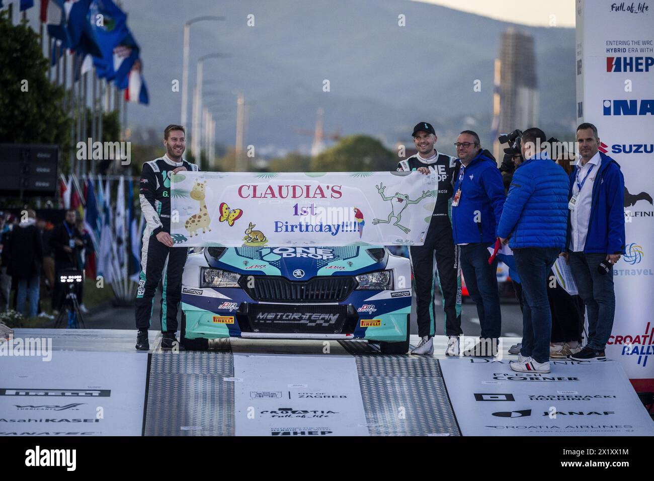 40 Filippo MARCHINO, Pietro Elia OMETTO, Skoda Fabia Evo Rally2, action ...