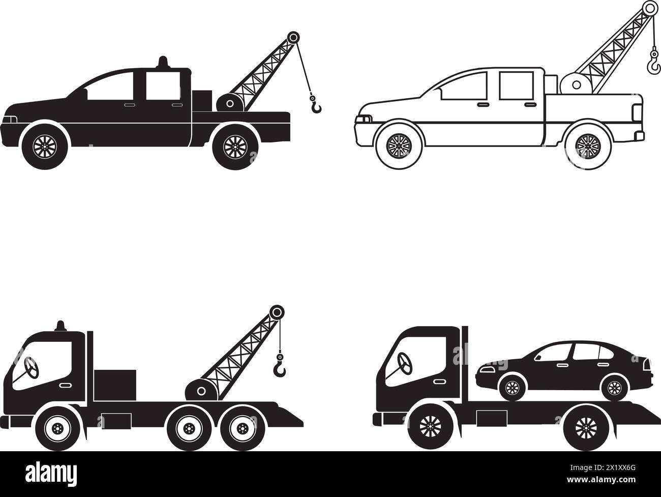 Tow Truck icon vector illustration symbol design Stock Vector Image ...