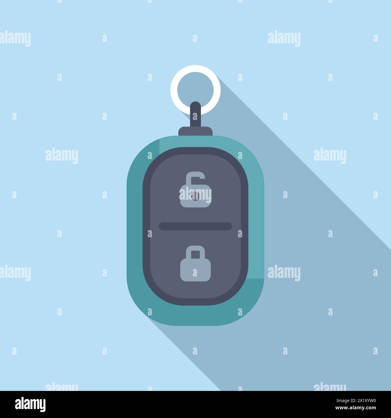 Safe chip control icon flat vector. Security vehicle. Metallic digital ...