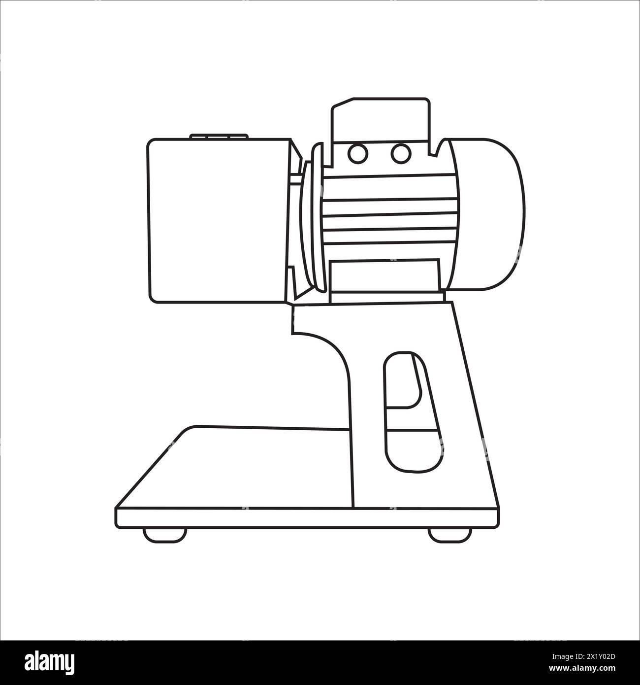 Coconut grater machine icon vector illustration symbol design Stock ...