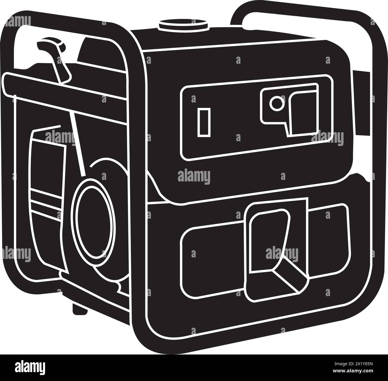 Electric Generator icon,vector illustration design Stock Vector Image ...