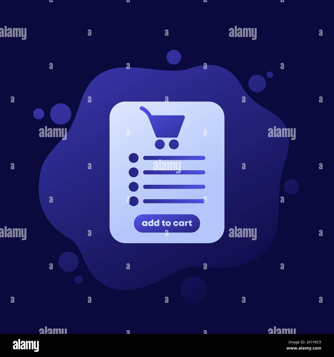 Add cart online shopping order Stock Vector Images - Alamy