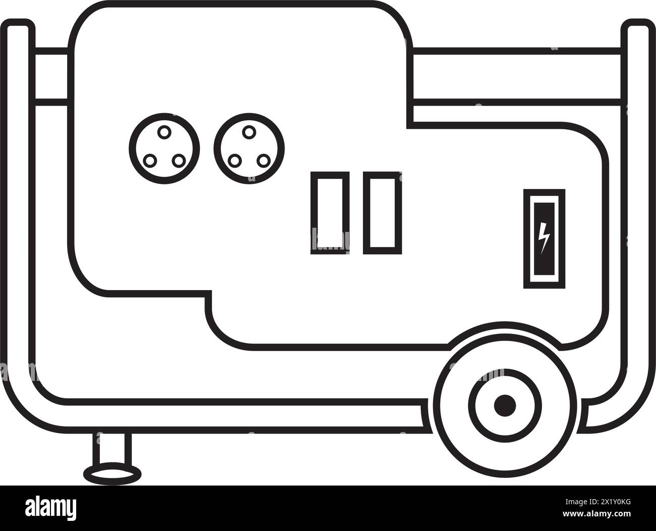 Electric Generator icon,vector illustration design Stock Vector Image ...