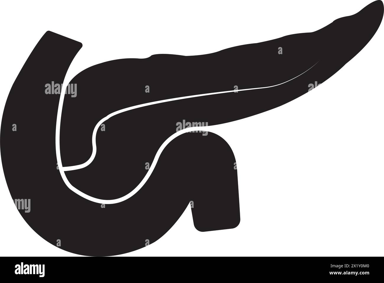 Pancreas icon vector illustration simple design Stock Vector Image ...