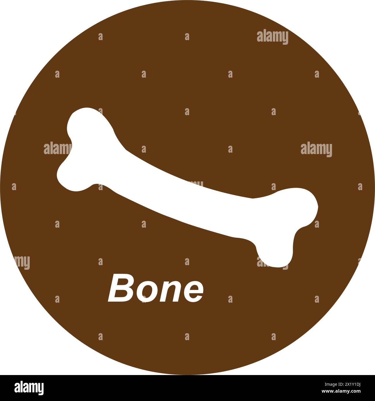 Vector illustration of bone and inflammation icon. Collection of bone ...