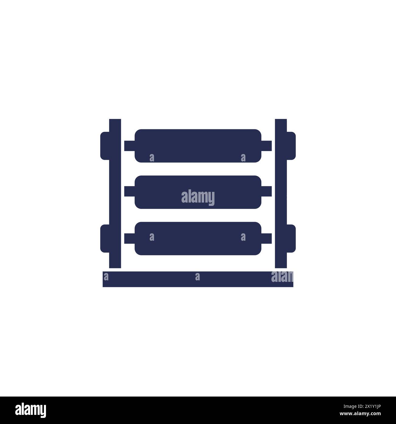 Silk fabric loom Stock Vector Images - Alamy