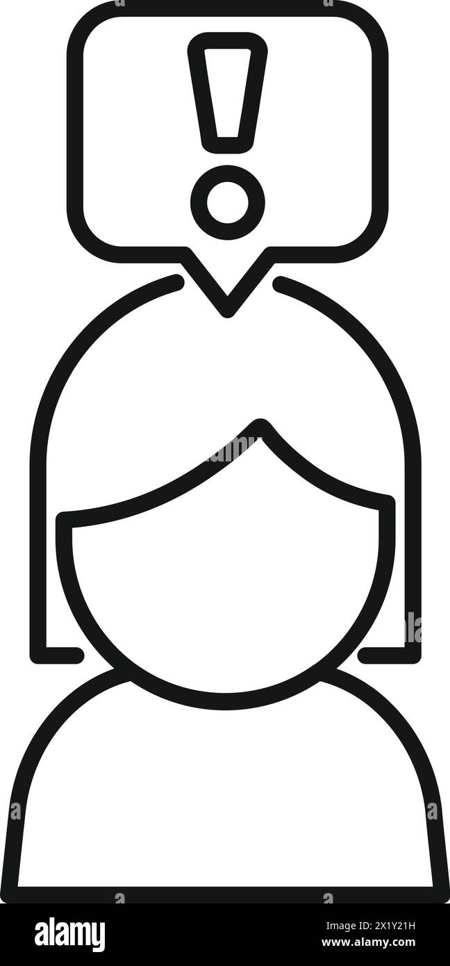 Woman Speaker Icon Outline Vector Motivational Leader Speech Orator Stock Vector Image And Art