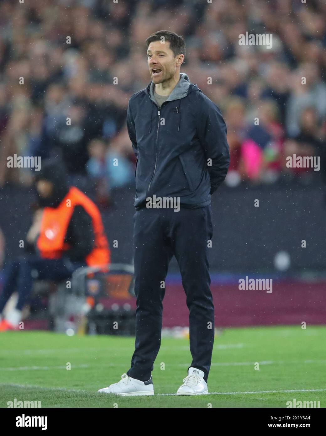 Xabi Alonso Manager of Bayer Leverkusen, during the UEFA Europa League ...