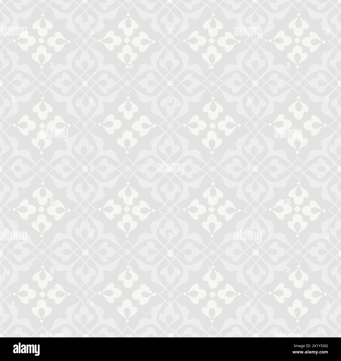 Floral arabesque line seamless pattern. Flourish fabric texture ...