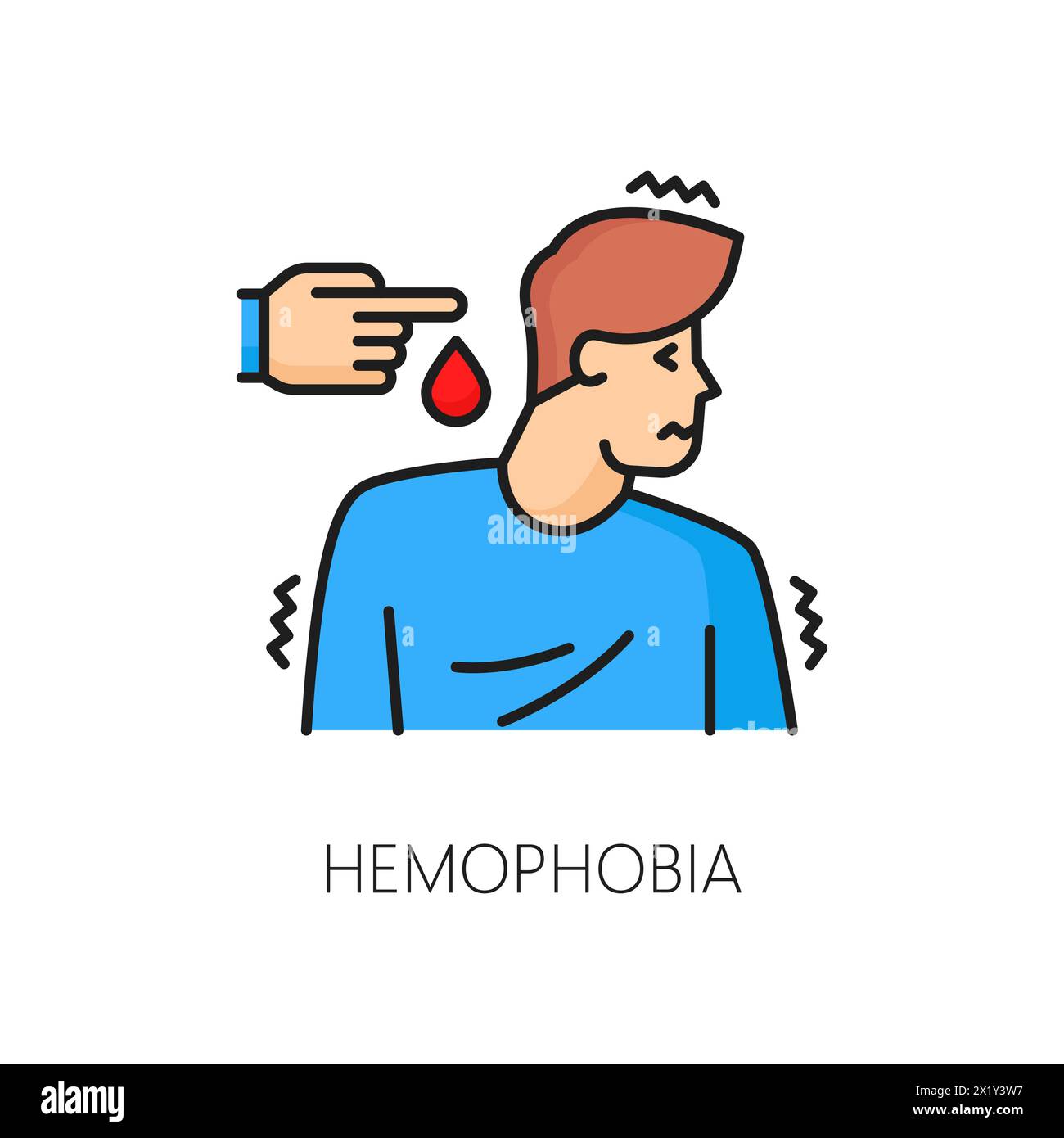 Stress avoidance Stock Vector Images - Alamy