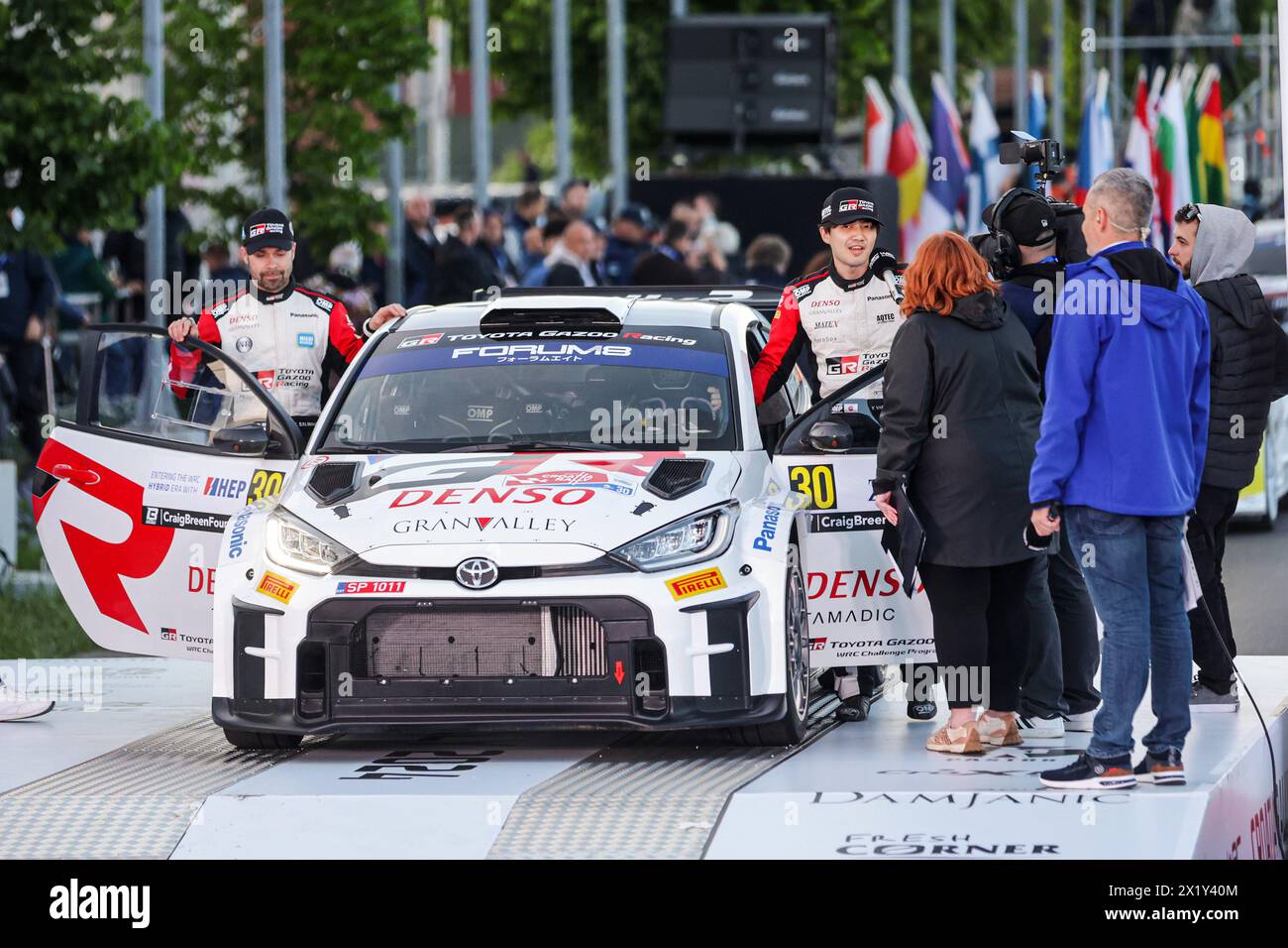 Toyota gr yaris rally2 hi-res stock photography and images - Alamy