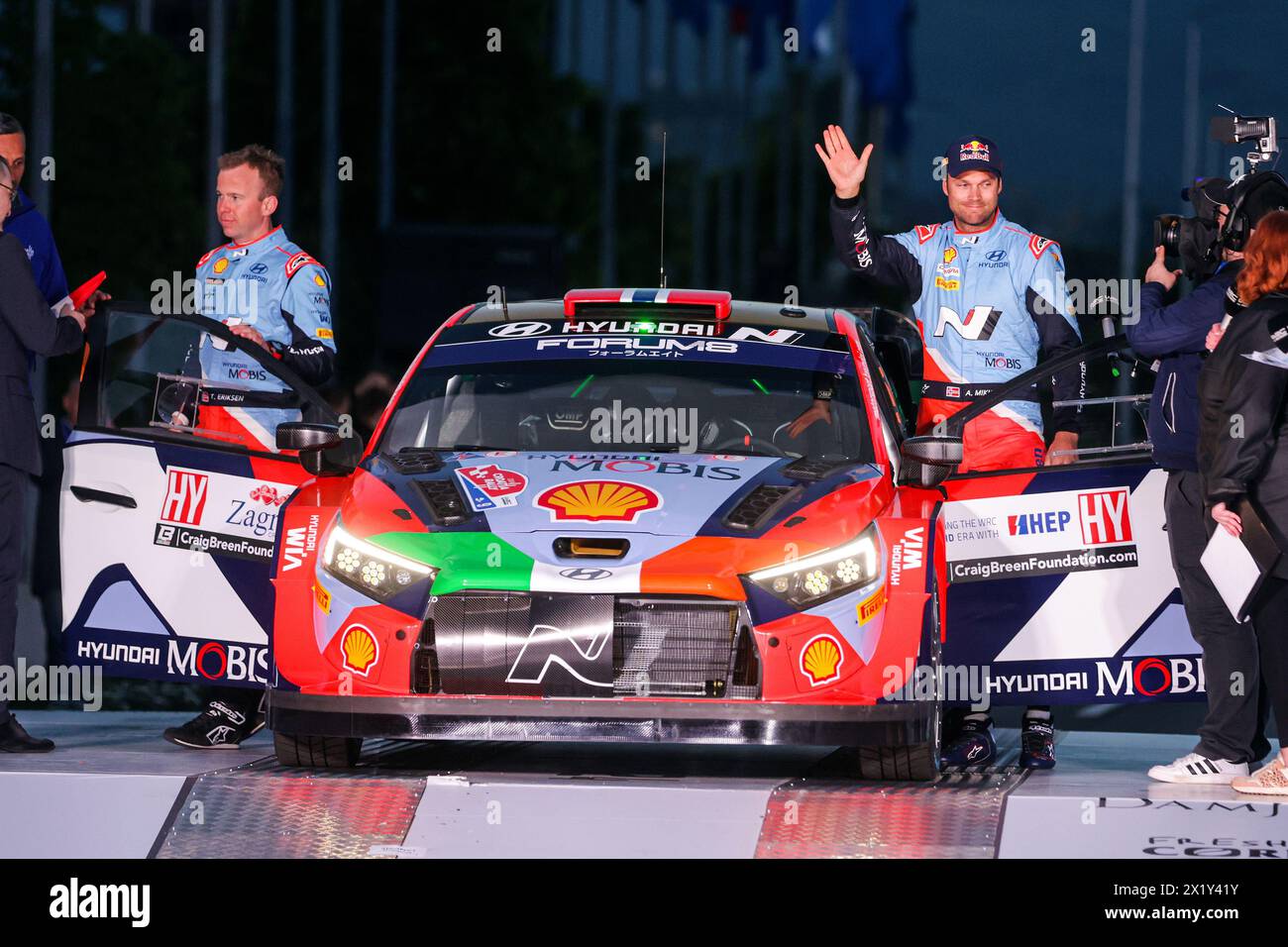 Zagreb, Croatia. 18th Apr, 2024. Andreas Mikkelsen of Norway and ...