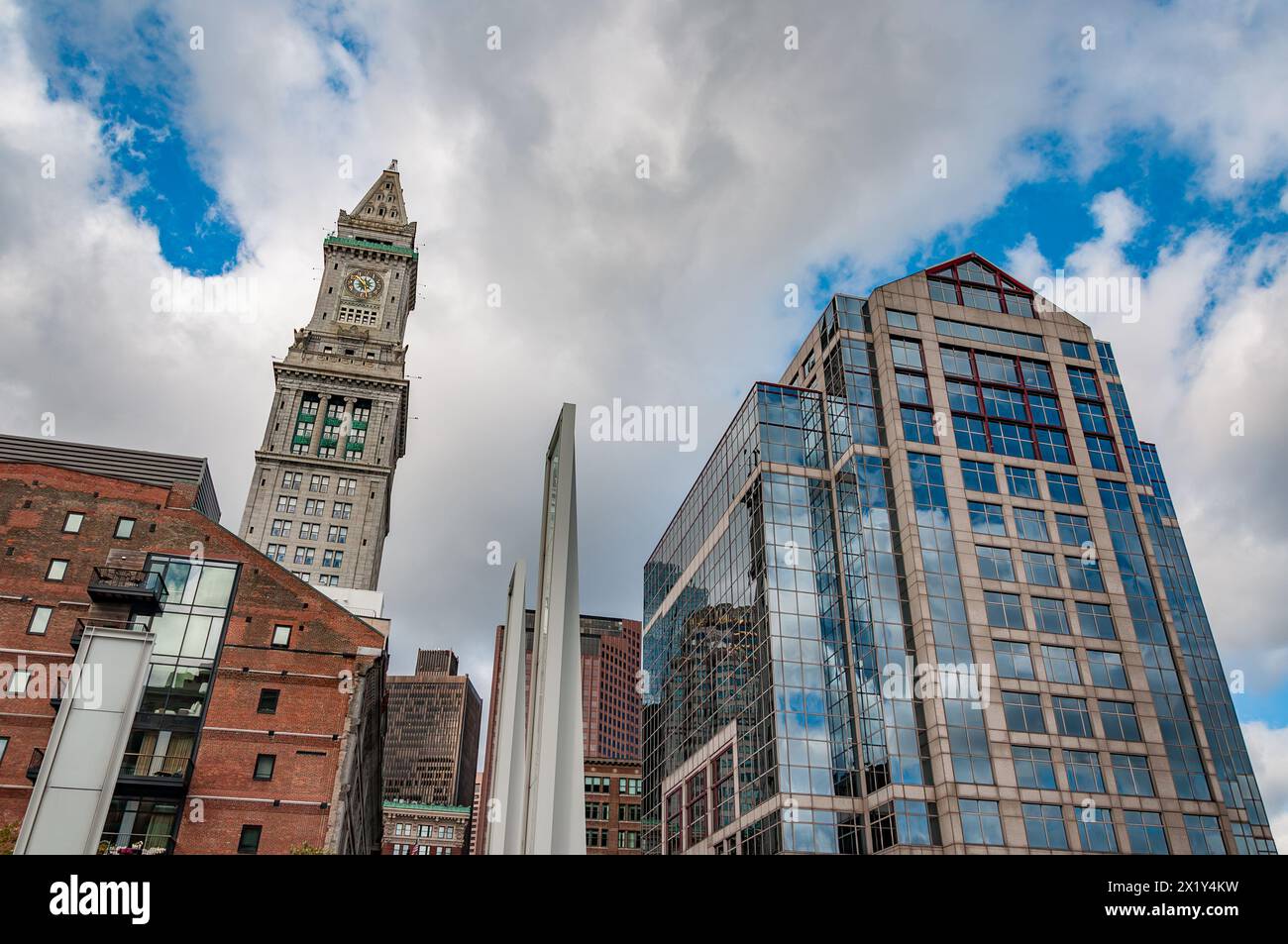 Modern and Historic Architecture in Boston Massachusetts USA Stock ...