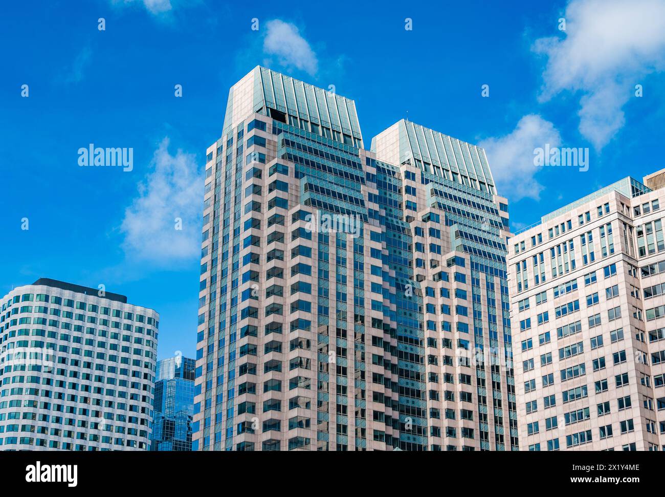 High Rise Buildings Near the Waterfront, Boston Massachusetts USA Stock ...