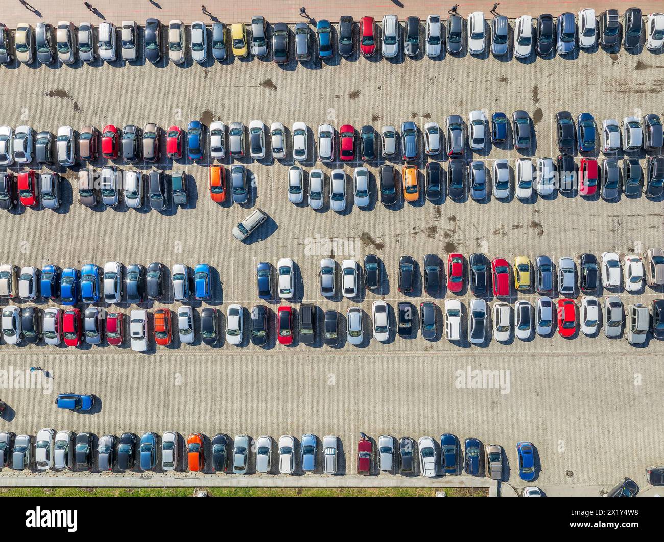 Open air big parking residents hi-res stock photography and images - Alamy