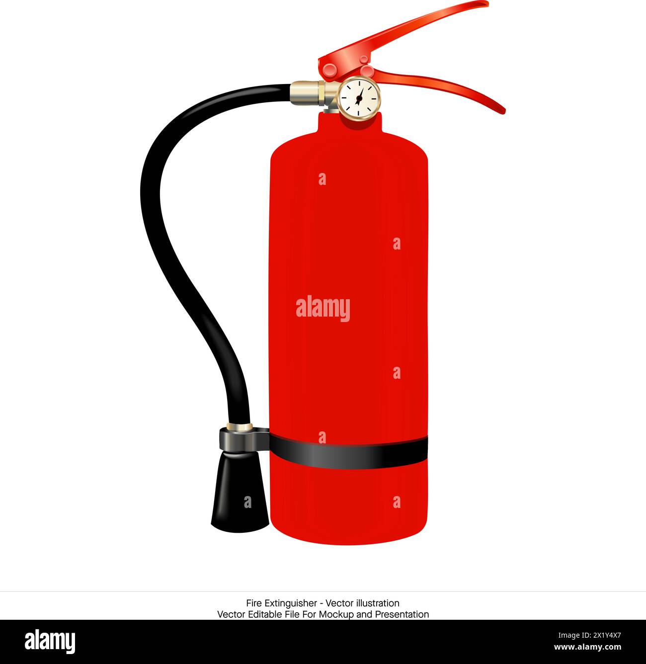 Fire Extinguisher Vector Mockup - Editable File for Mockup and ...