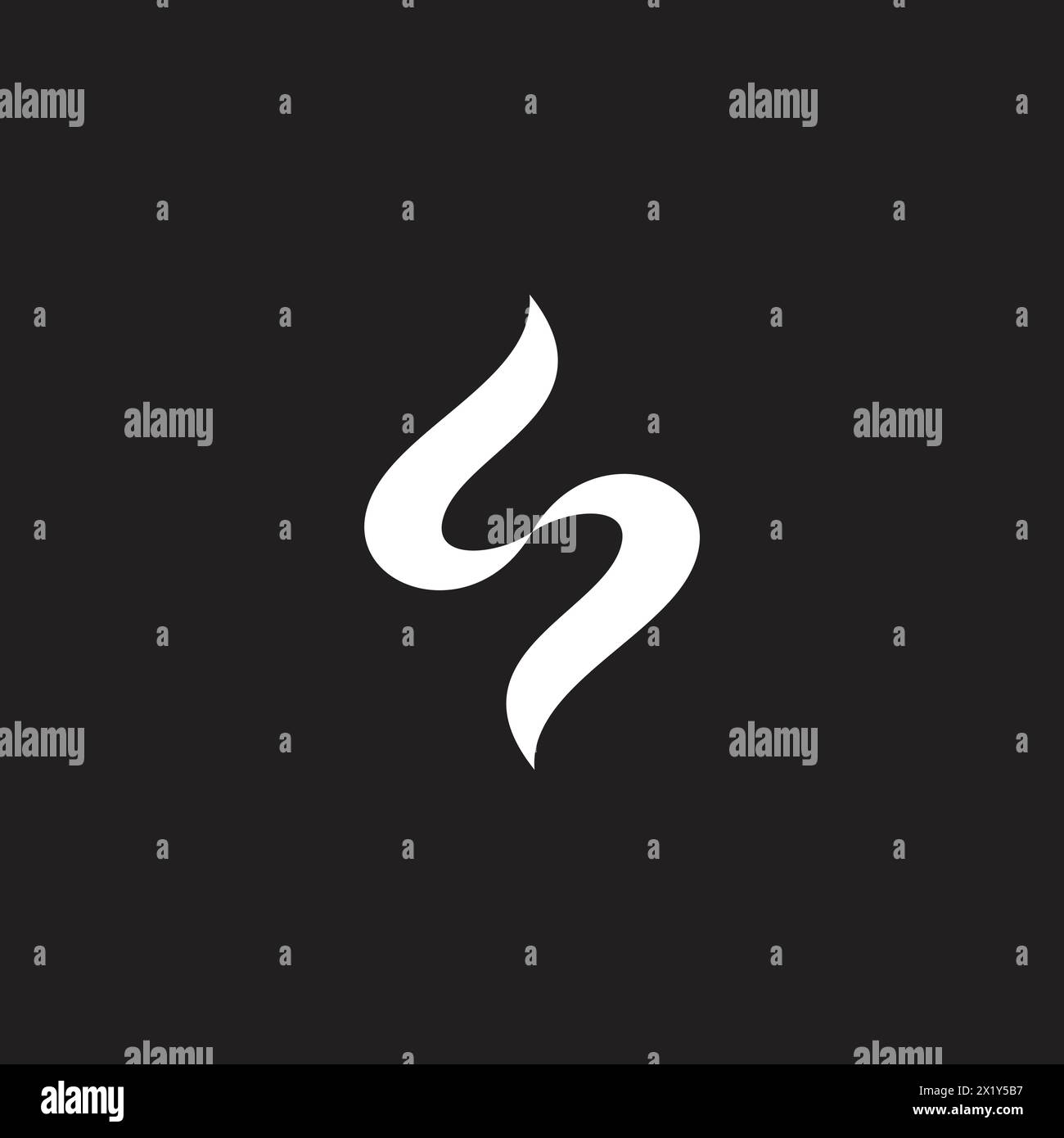 letter s curves motion smoke logo vector Stock Vector Image & Art - Alamy