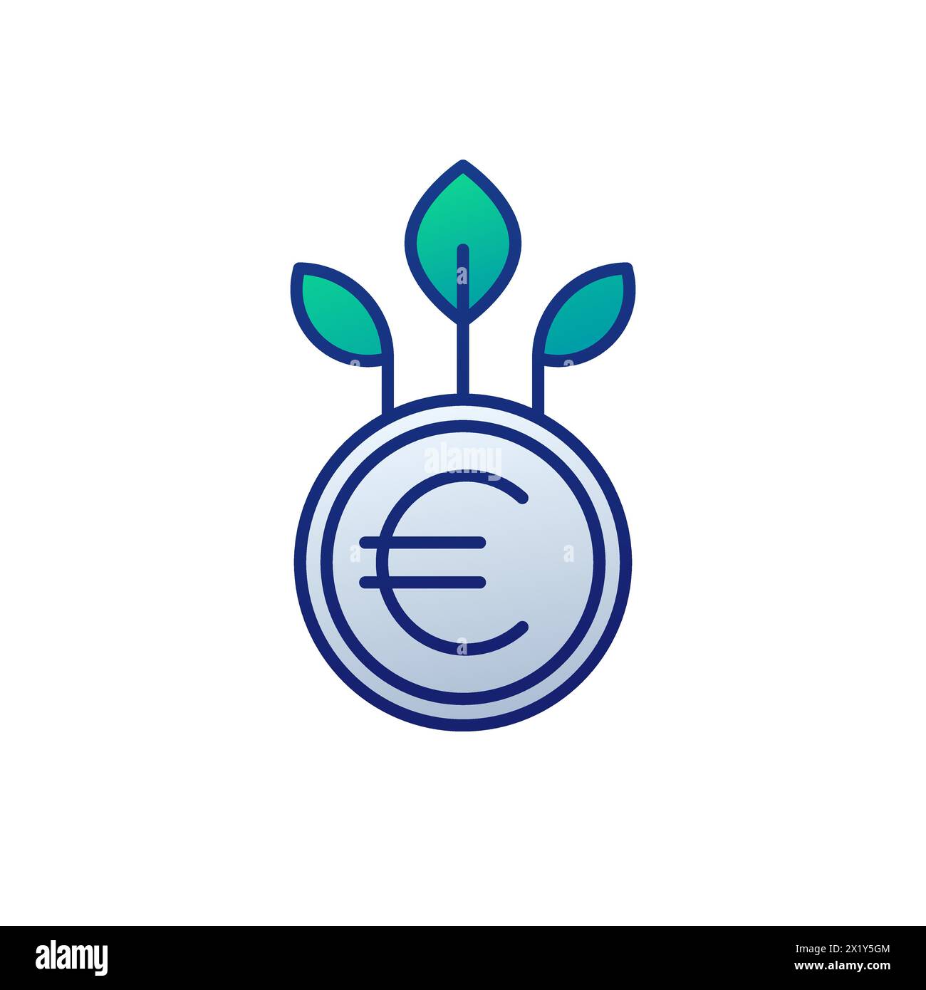 seed money icon with euro, vector Stock Vector Image & Art - Alamy