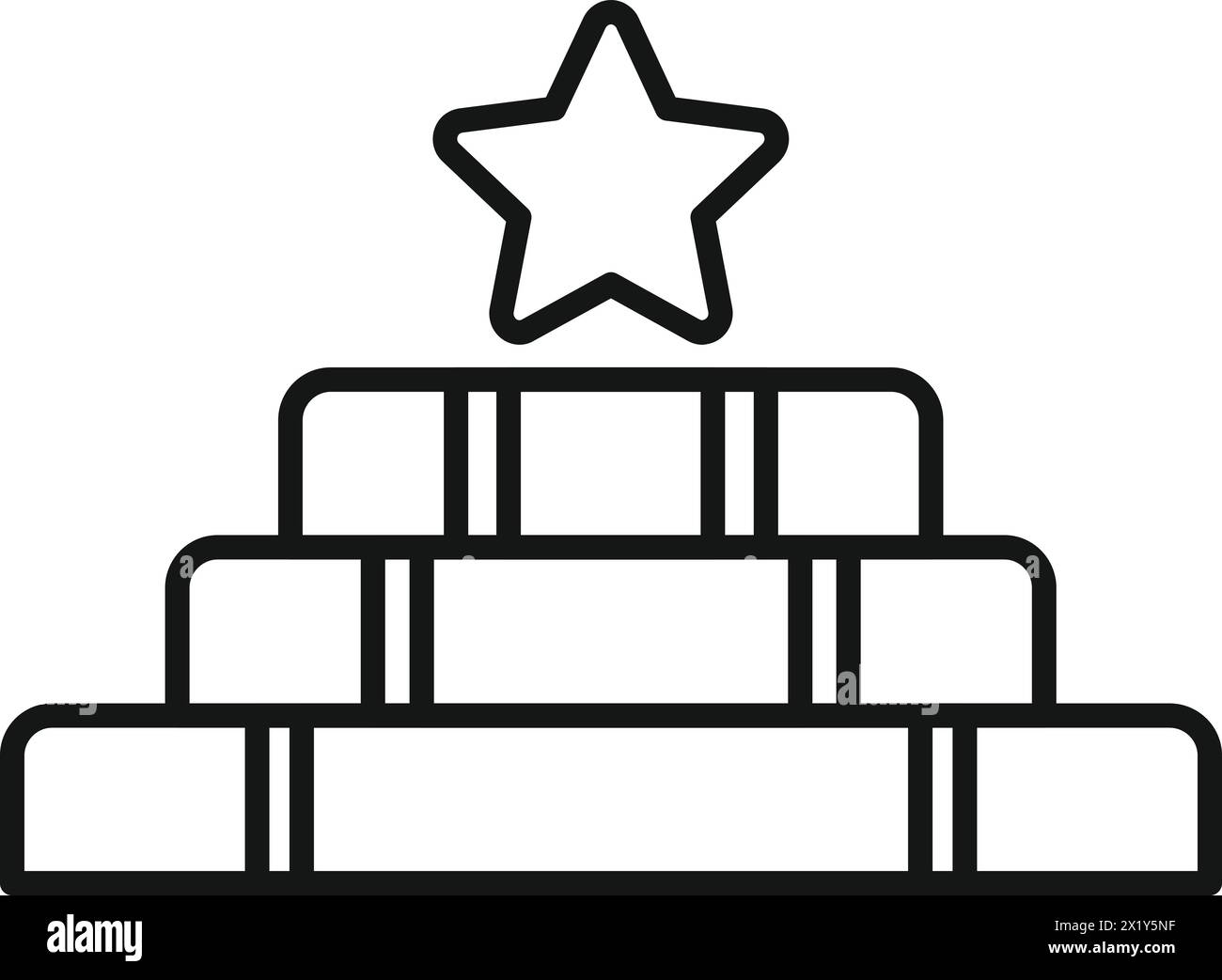 Up stairs to best icon outline vector. Motivational stage. Work hard ...