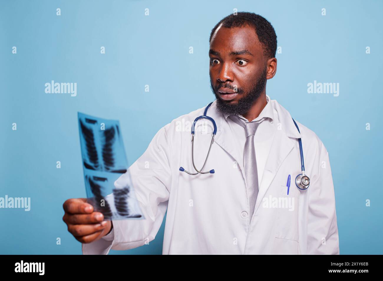 African american man stethoscope chest hi-res stock photography and ...