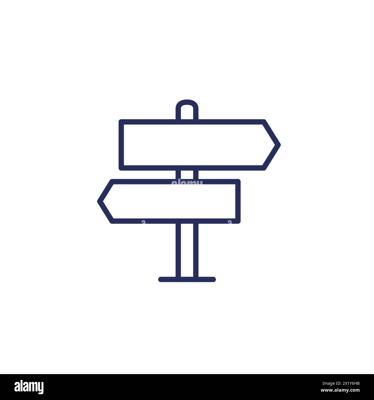 Pathway signpost Cut Out Stock Images & Pictures - Alamy