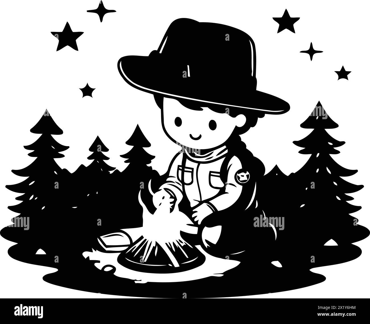 Bonfire boy Cut Out Stock Images & Pictures - Alamy