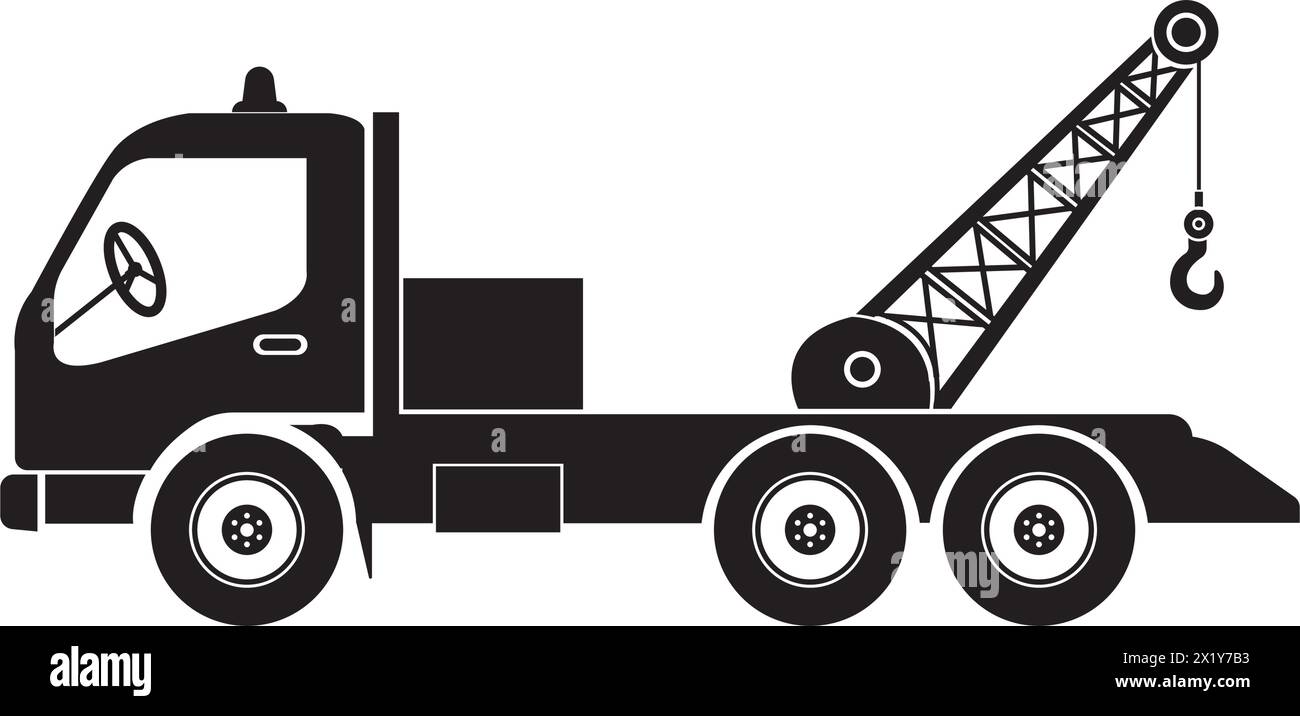 Tow Truck icon vector illustration symbol design Stock Vector Image ...