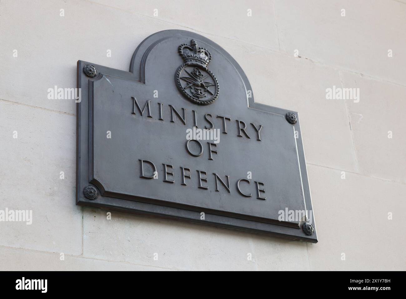 Ministry of Defence sign Stock Photo - Alamy