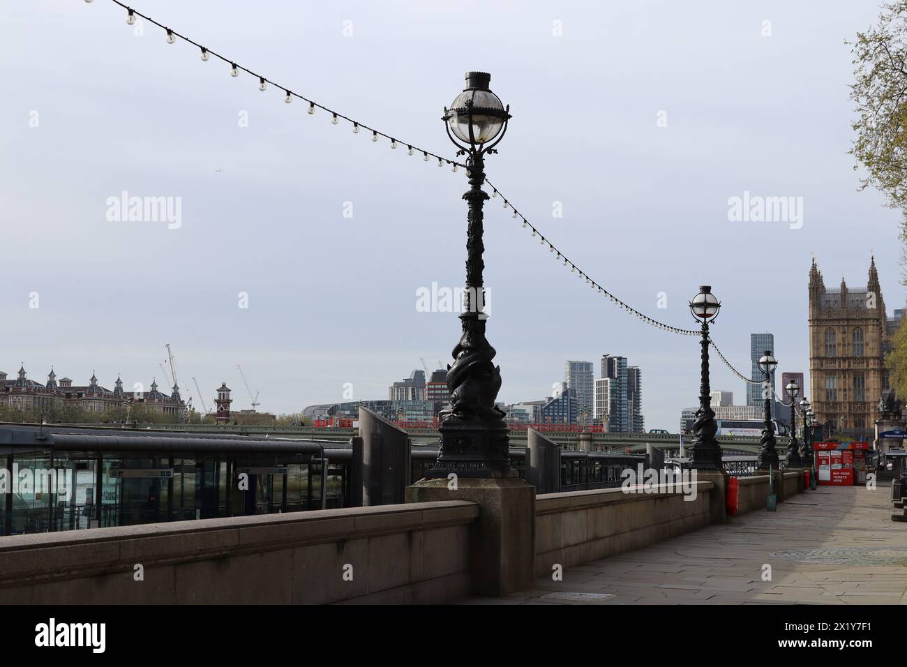 Fishy lamp posts Stock Photo - Alamy