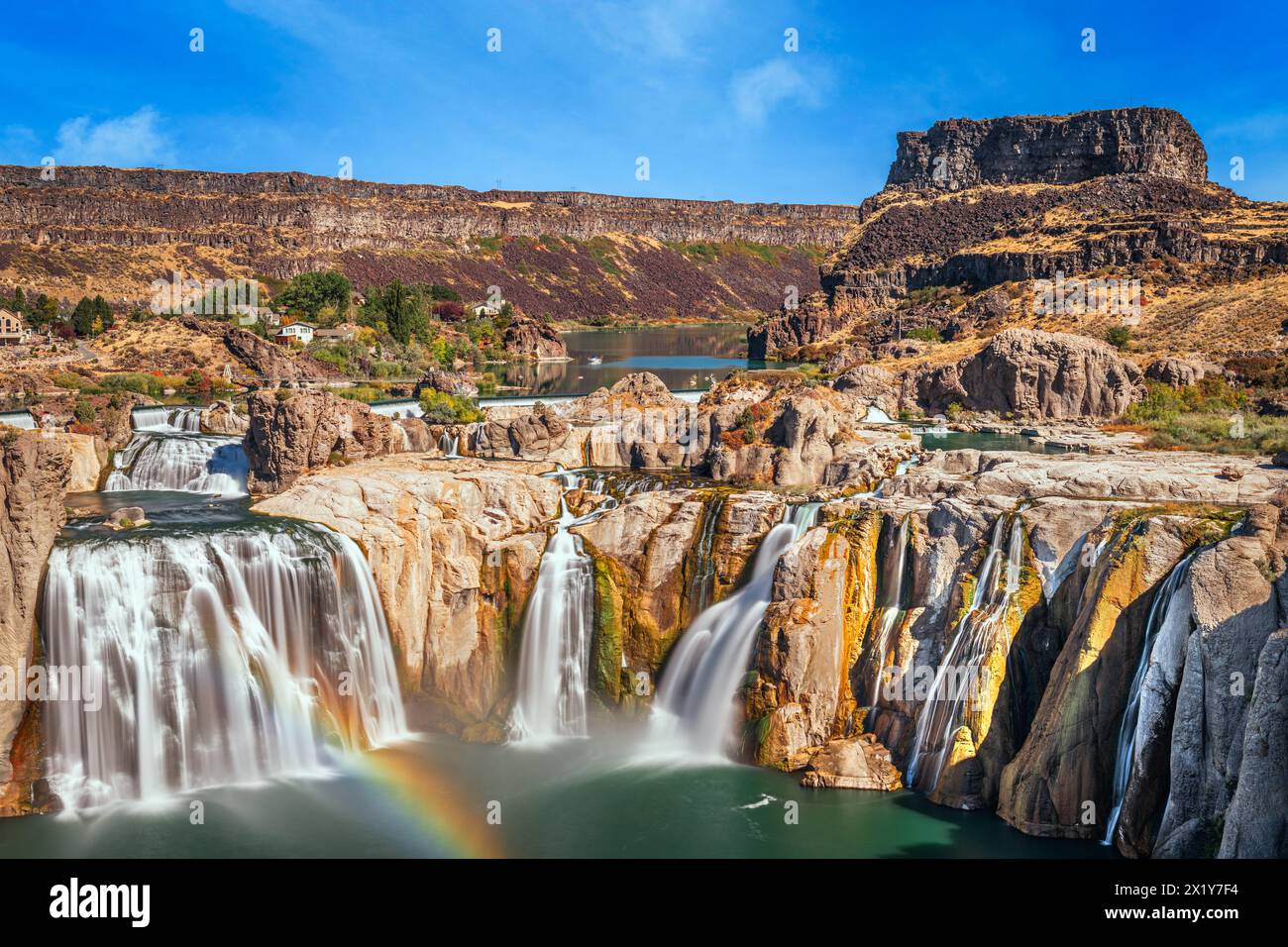 Shoshone Falls Park, Idaho, USA on Snake River Stock Photo - Alamy
