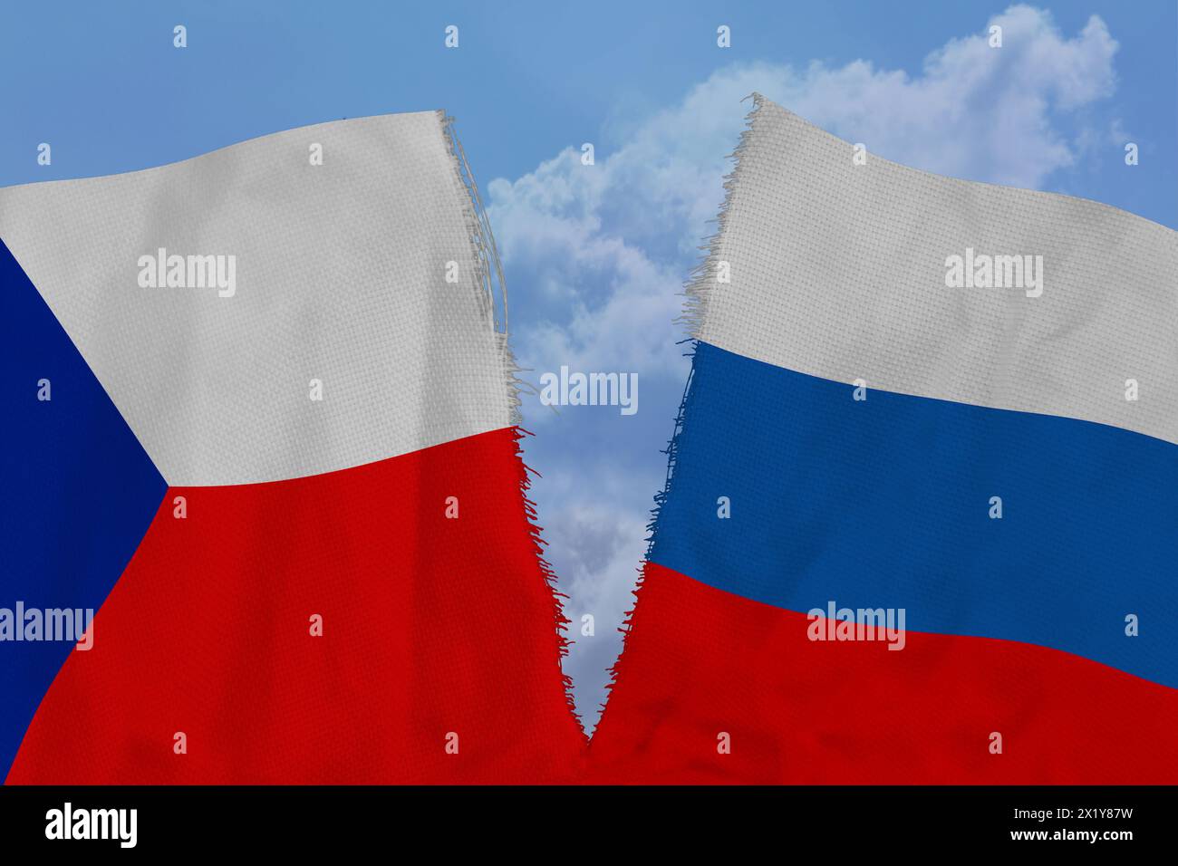 Torn flags hi-res stock photography and images - Alamy