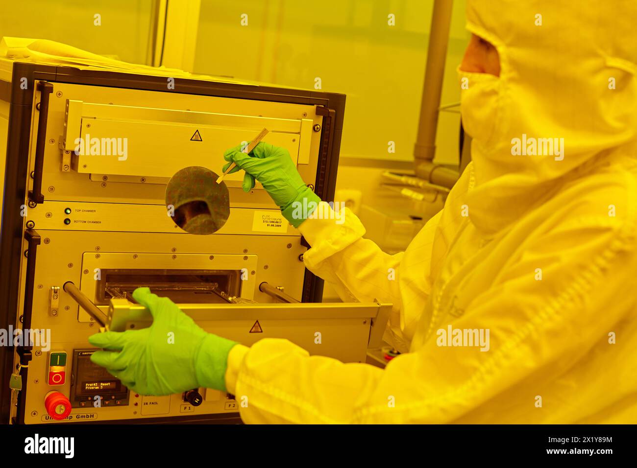 Unitemp double pack oven. Photolithography Room. Cleanroom ...