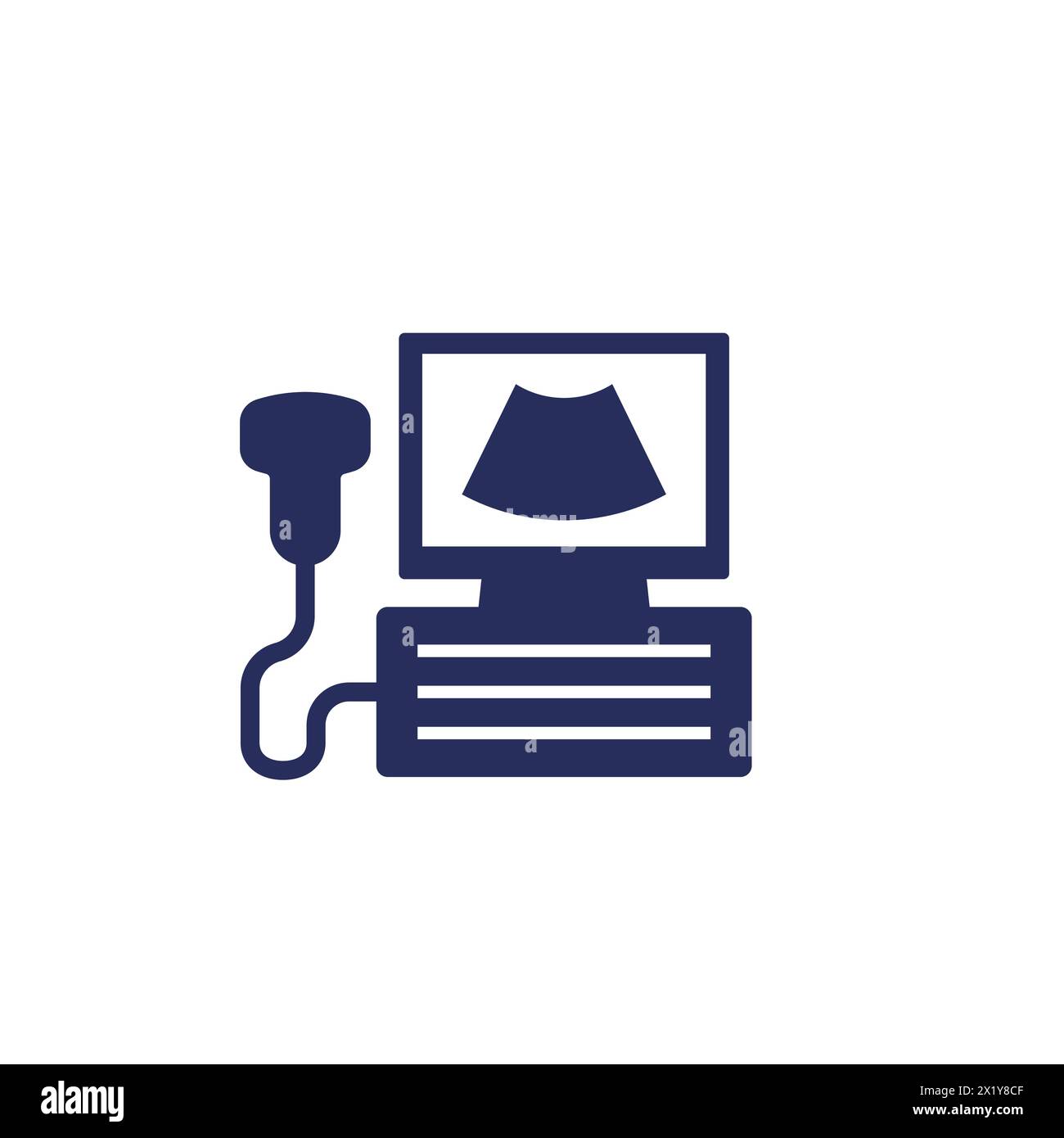 Abdominal ultrasound Stock Vector Images - Alamy