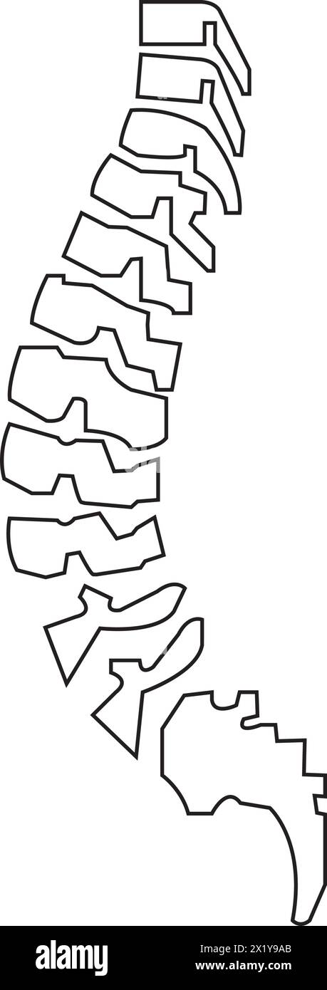 Spine icon,vector illustration logo template Stock Vector Image & Art ...