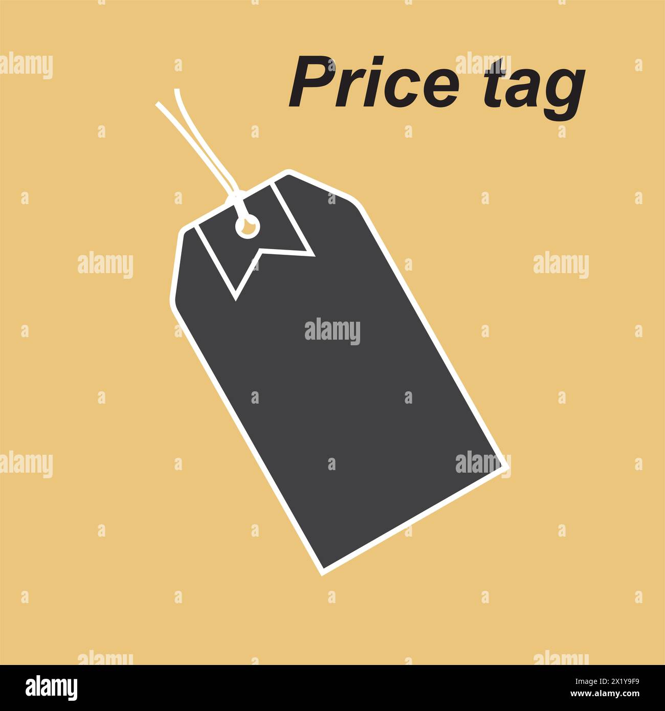 Price Label icon vector; solid logo illustration; isolated pictogram ...