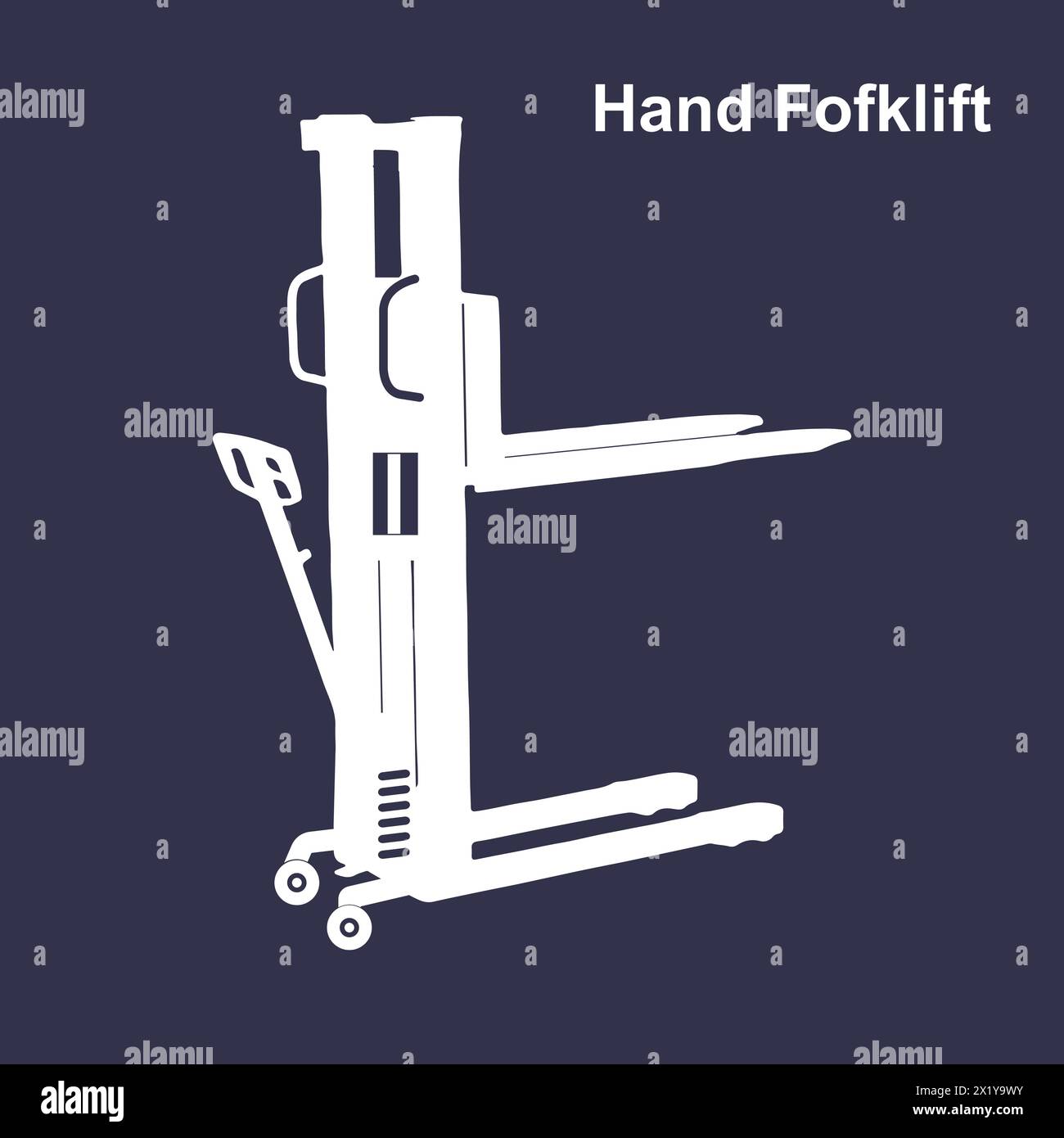 Hand forklift icon vector illustration symbol design Stock Vector Image ...