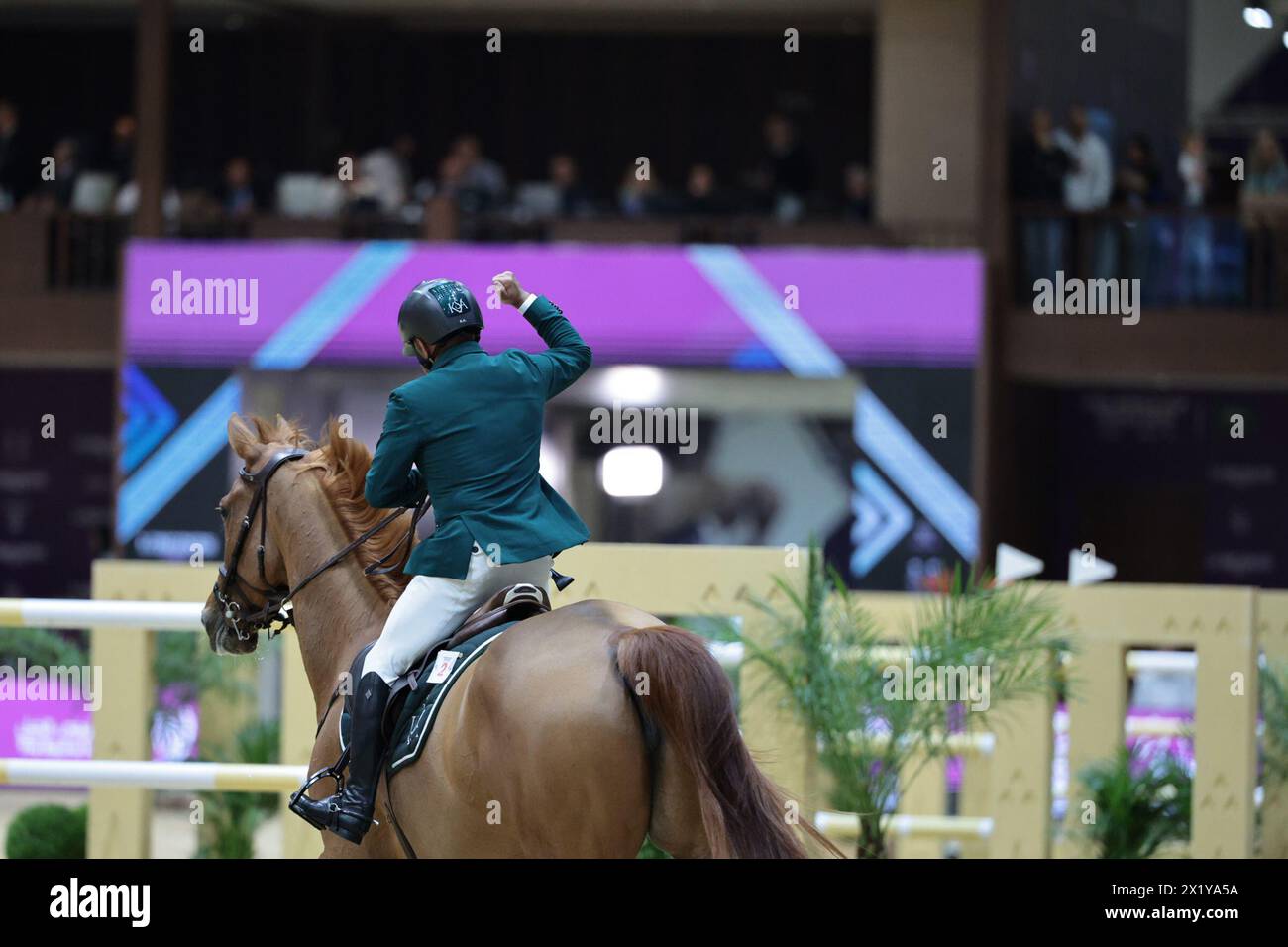 Ramzy Al Duhami of Saudi Arabia with Untouchable 32 during the Longines ...