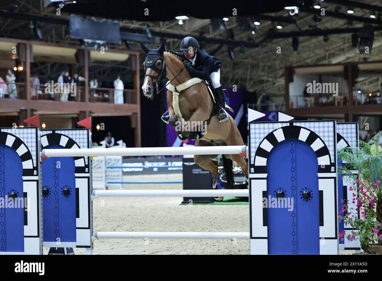 Richard Howley of Ireland with Equine America Consulent de Prelet Z ...