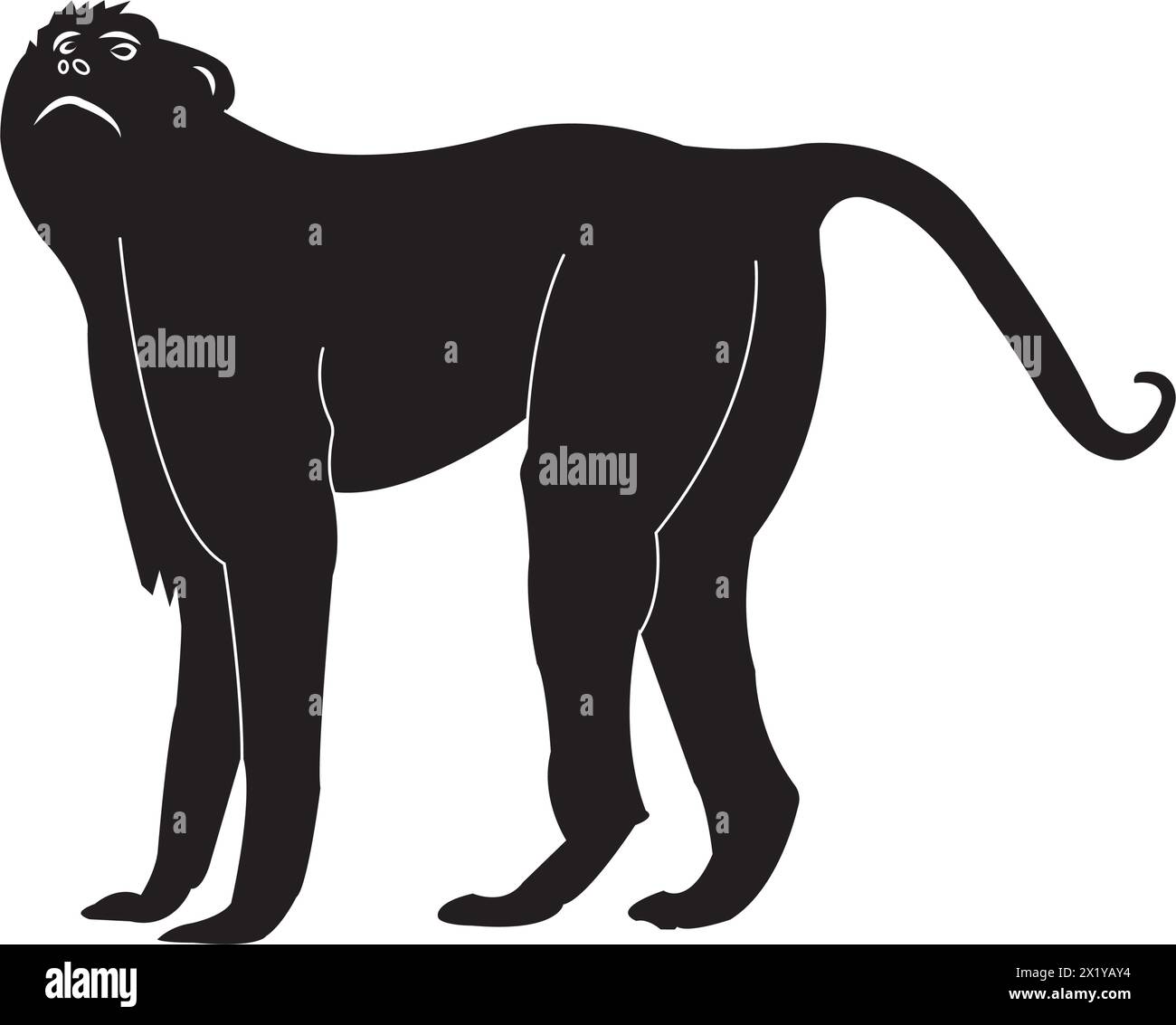 Monkey icon vector illustration symbol design Stock Vector Image & Art ...