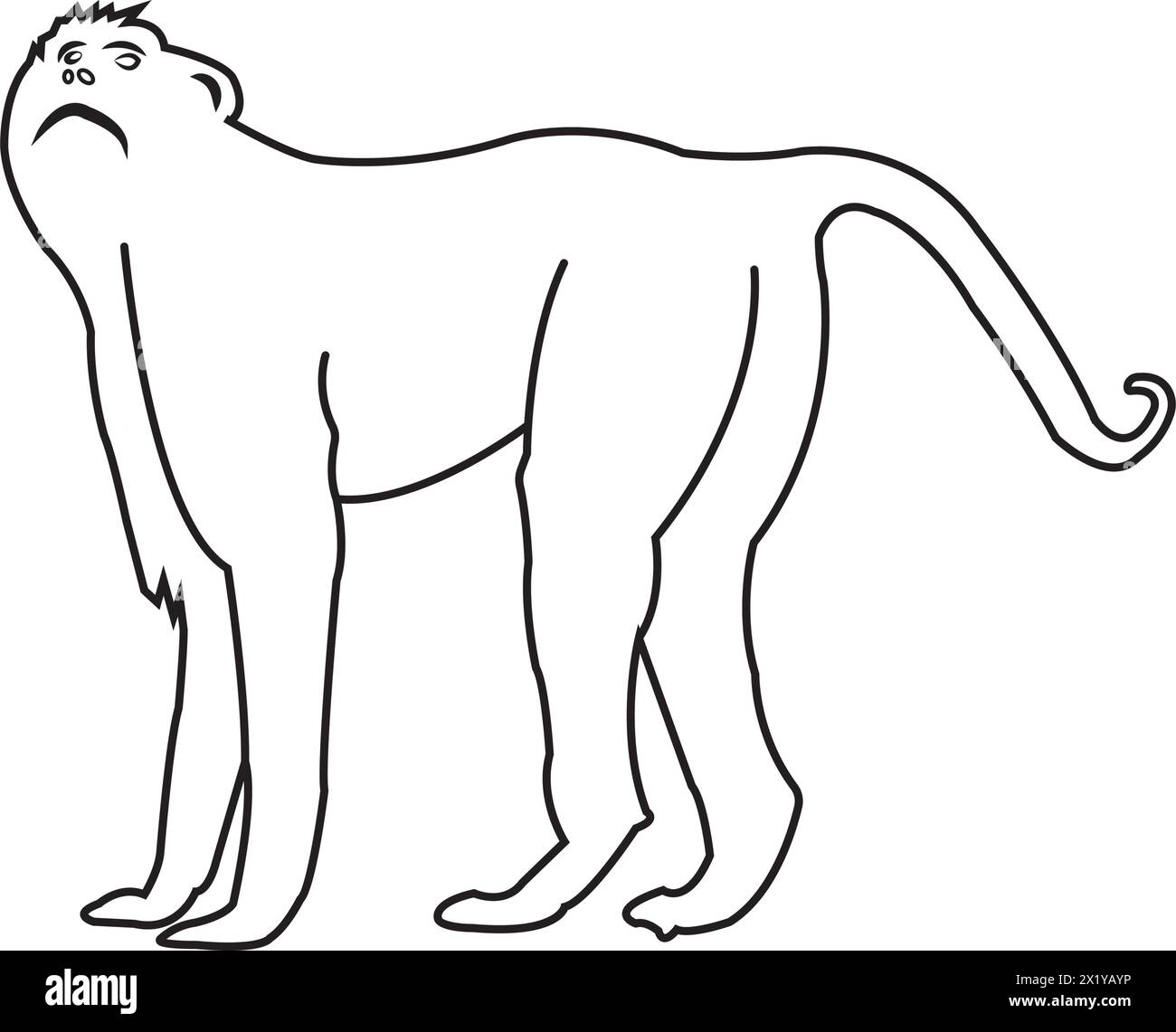 Monkey icon vector illustration symbol design Stock Vector Image & Art ...